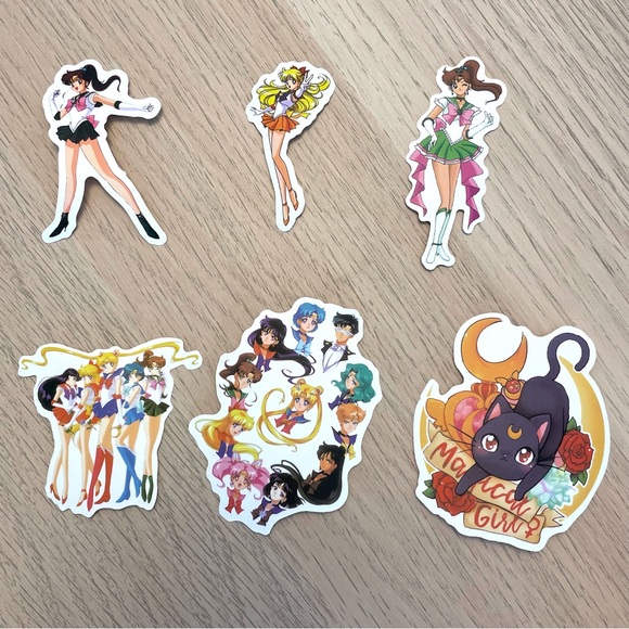 Art | Sailor Moon Stickers 6 | Poshmark